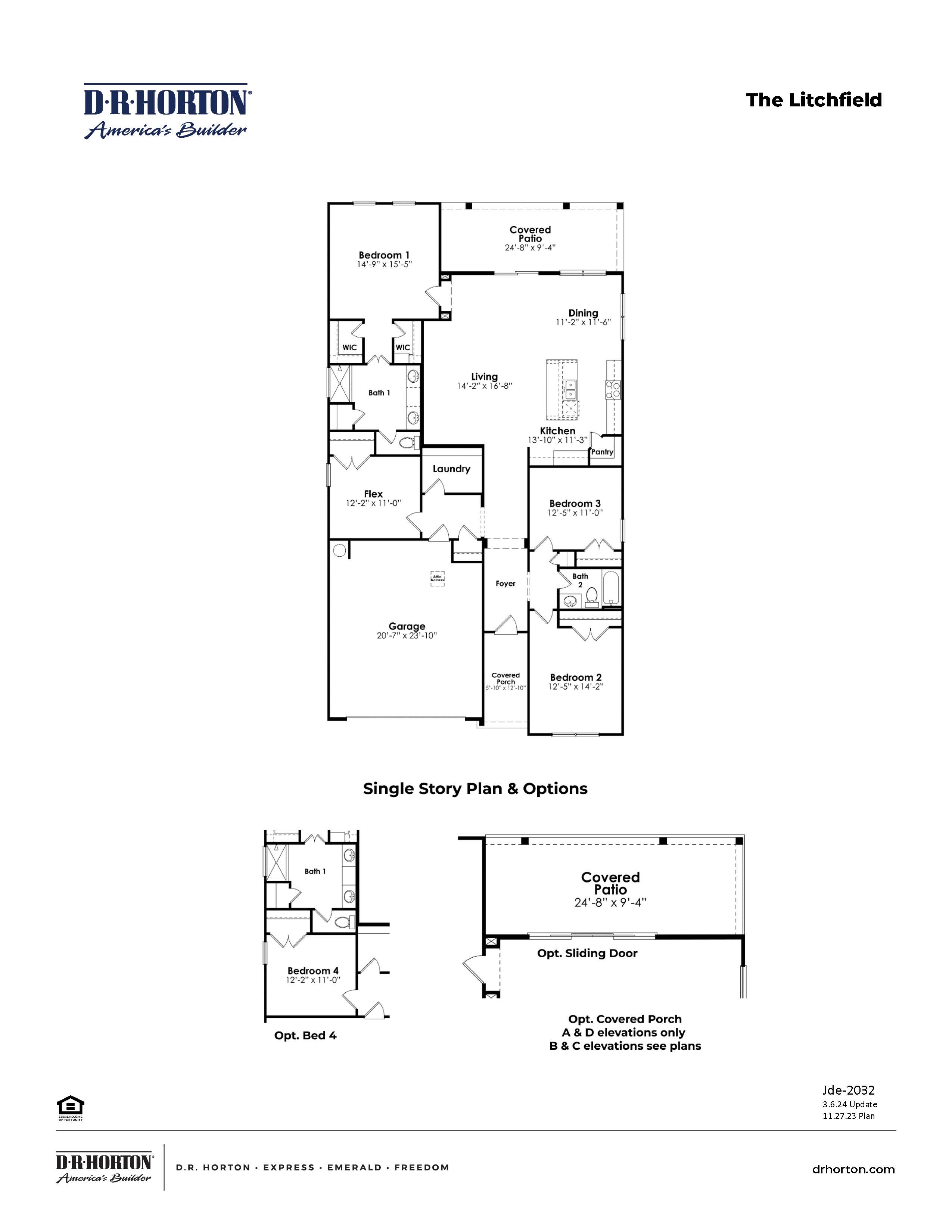 Floor Plan in Waterbridge | MYRTLE BEACH, SC | D.R. Horton