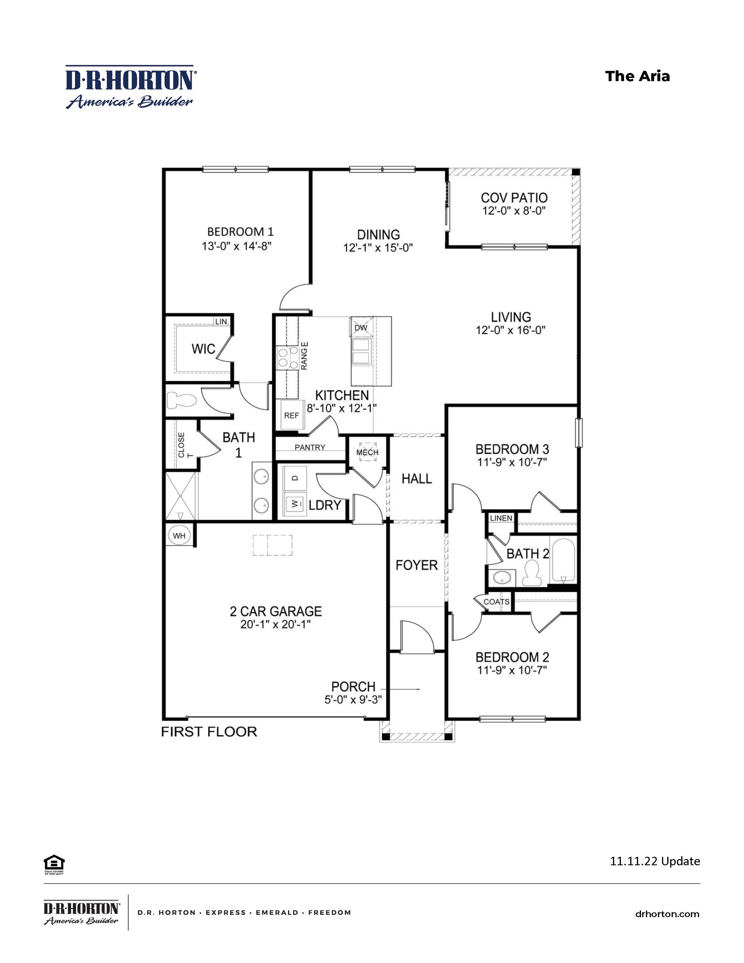 Floor Plan in Kingston Bay | CONWAY, SC | D.R. Horton