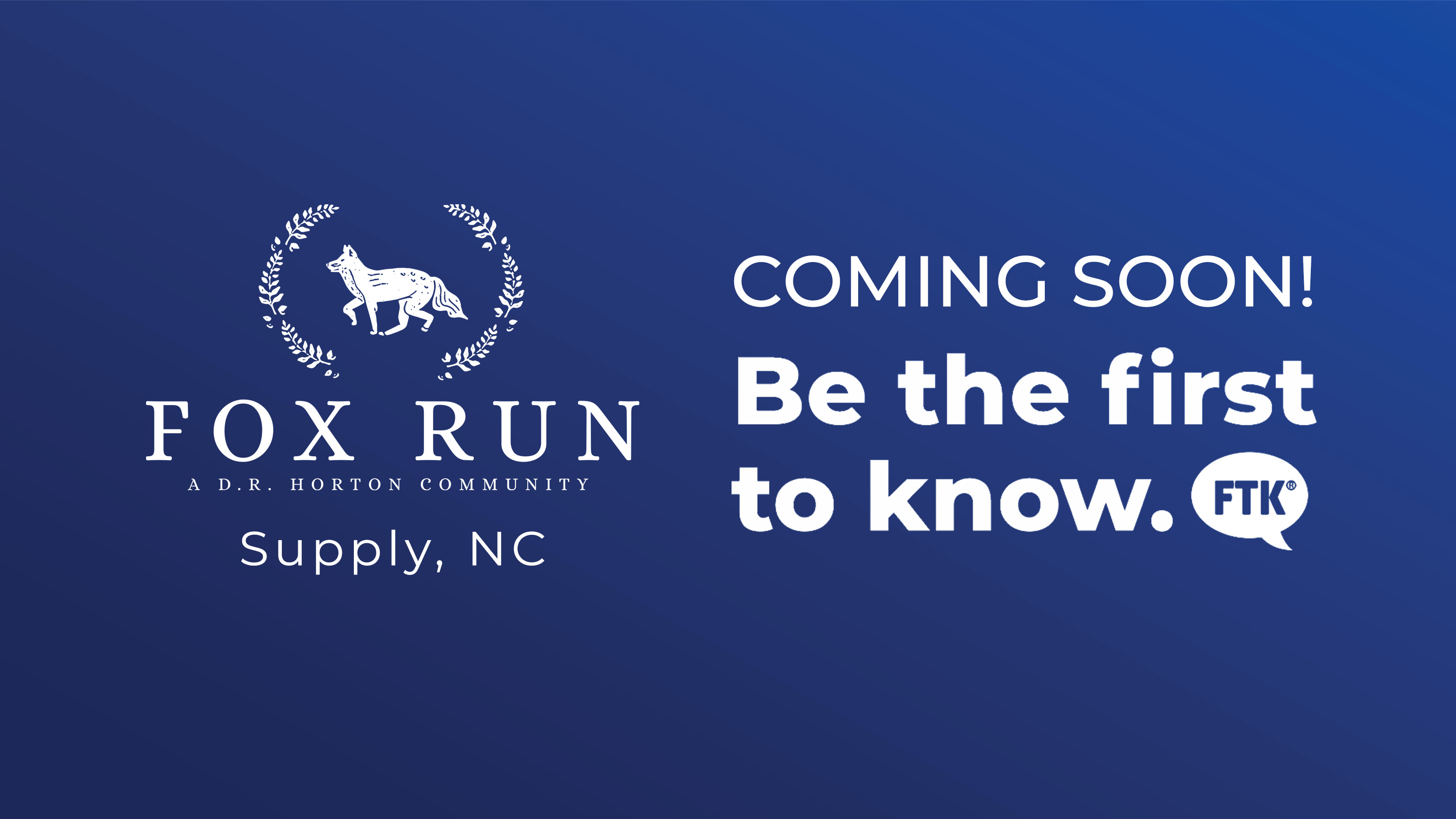 Houses For Sale in Supply, | Fox Run | D.R. Horton