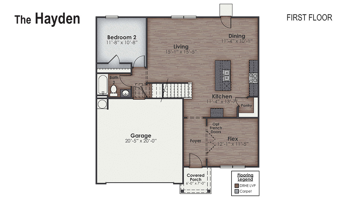 Floor Plan in Bella Point | Bolivia, NC | D.R. Horton