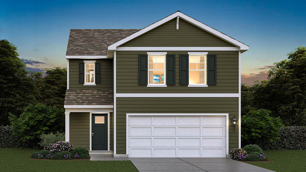 Floor Plan in Cambridge Lakes North Traditional Single Family | Pingree ...