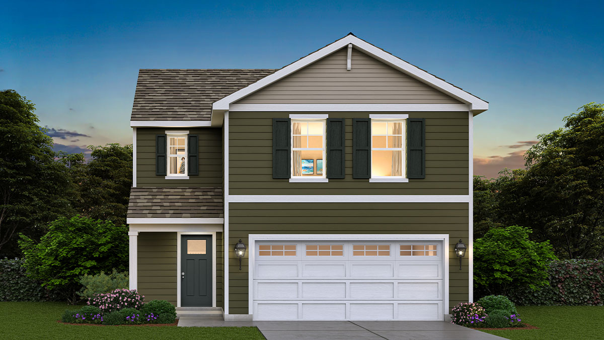Floor Plan in Prairie Ridge Traditional Single Family | Hampshire, IL ...