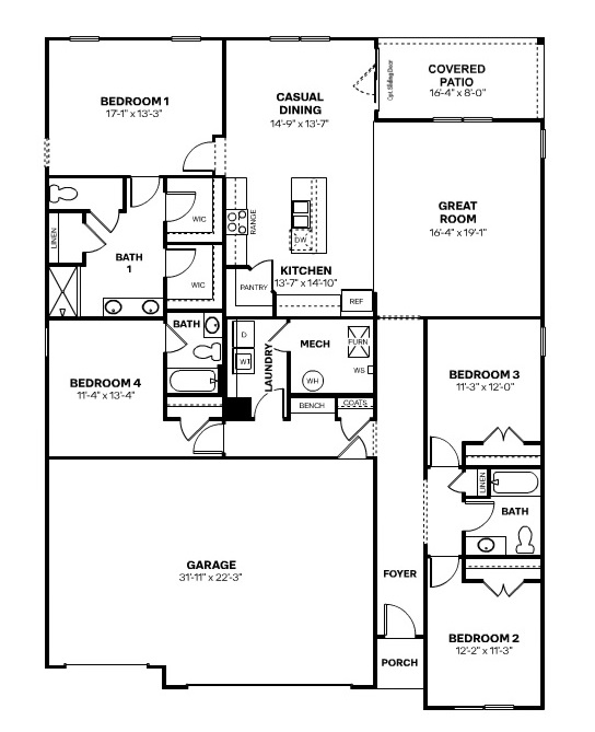 Home For Sale in Mt. Vernon North | Fortville, IN | D.R. Horton