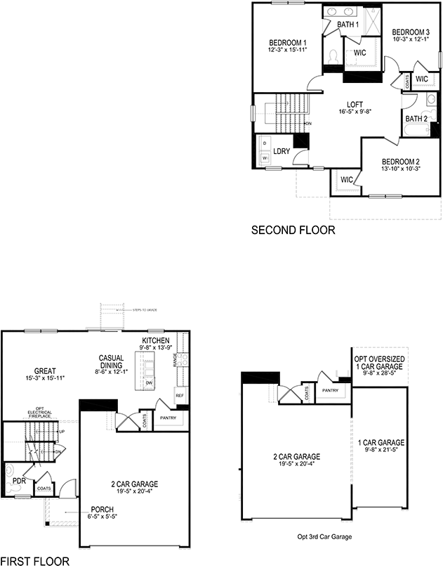 Floor Plan in Brookview | Canal Winchester, OH | D.R. Horton