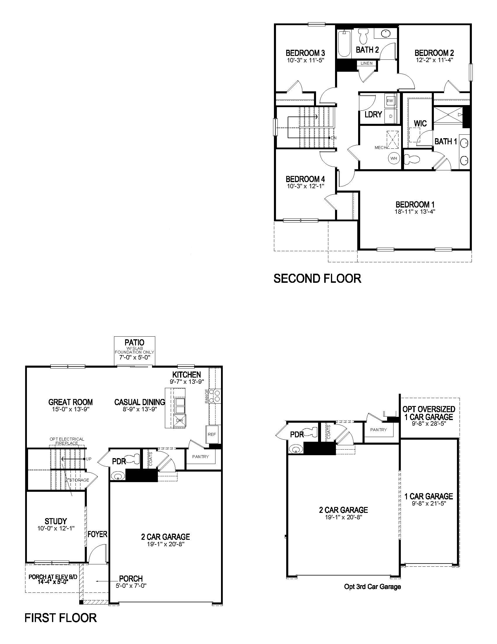 Floor Plan in Brookview | Canal Winchester, OH | D.R. Horton