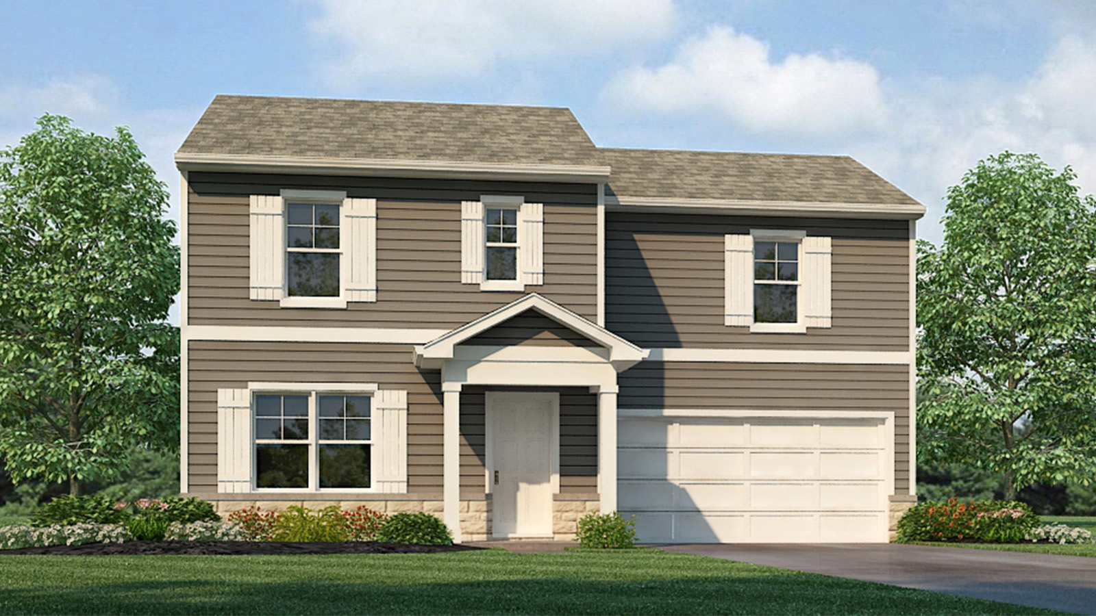 Floor Plan in The Overlook | Newark, OH | D.R. Horton
