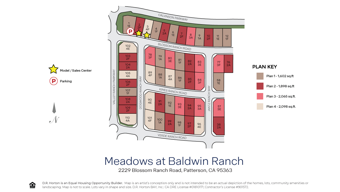 New Homes in Meadows at Baldwin Ranch | Patterson, CA | D.R. Horton