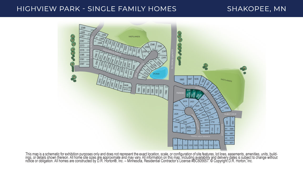 New Homes in Highview Park Tradition | Shakopee, MN | D.R. Horton