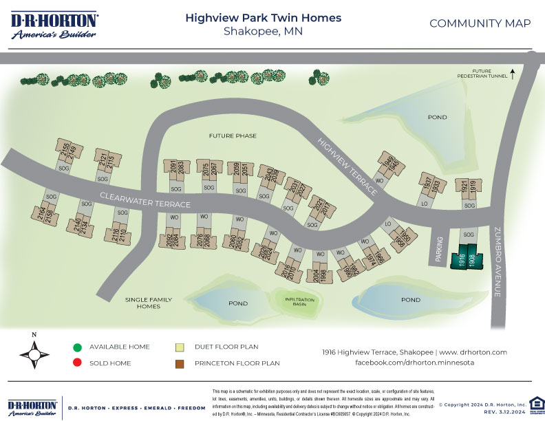 New Homes in Highview Park Express | Shakopee, MN | D.R. Horton