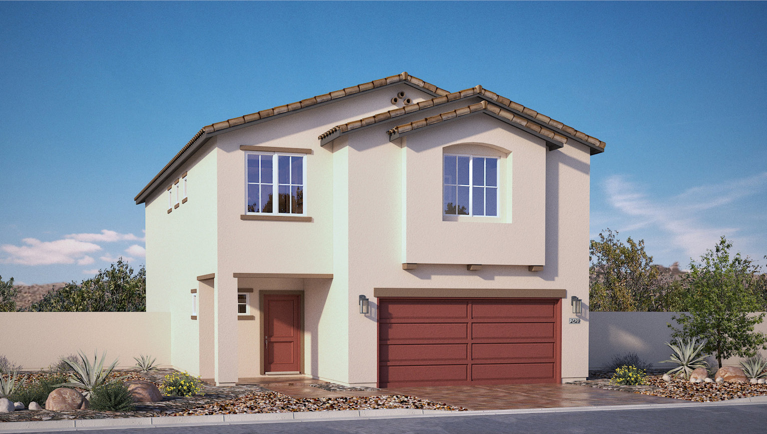 Floor Plan in Heartland Falls Phase II at Tule Springs | NORTH LAS ...