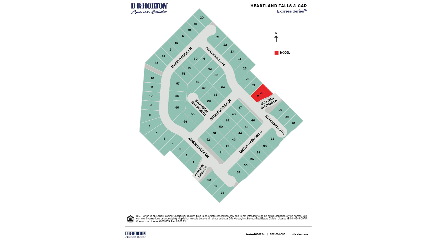 New Homes in Heartland Falls 3 Car at Tule Springs | North Las Vegas ...