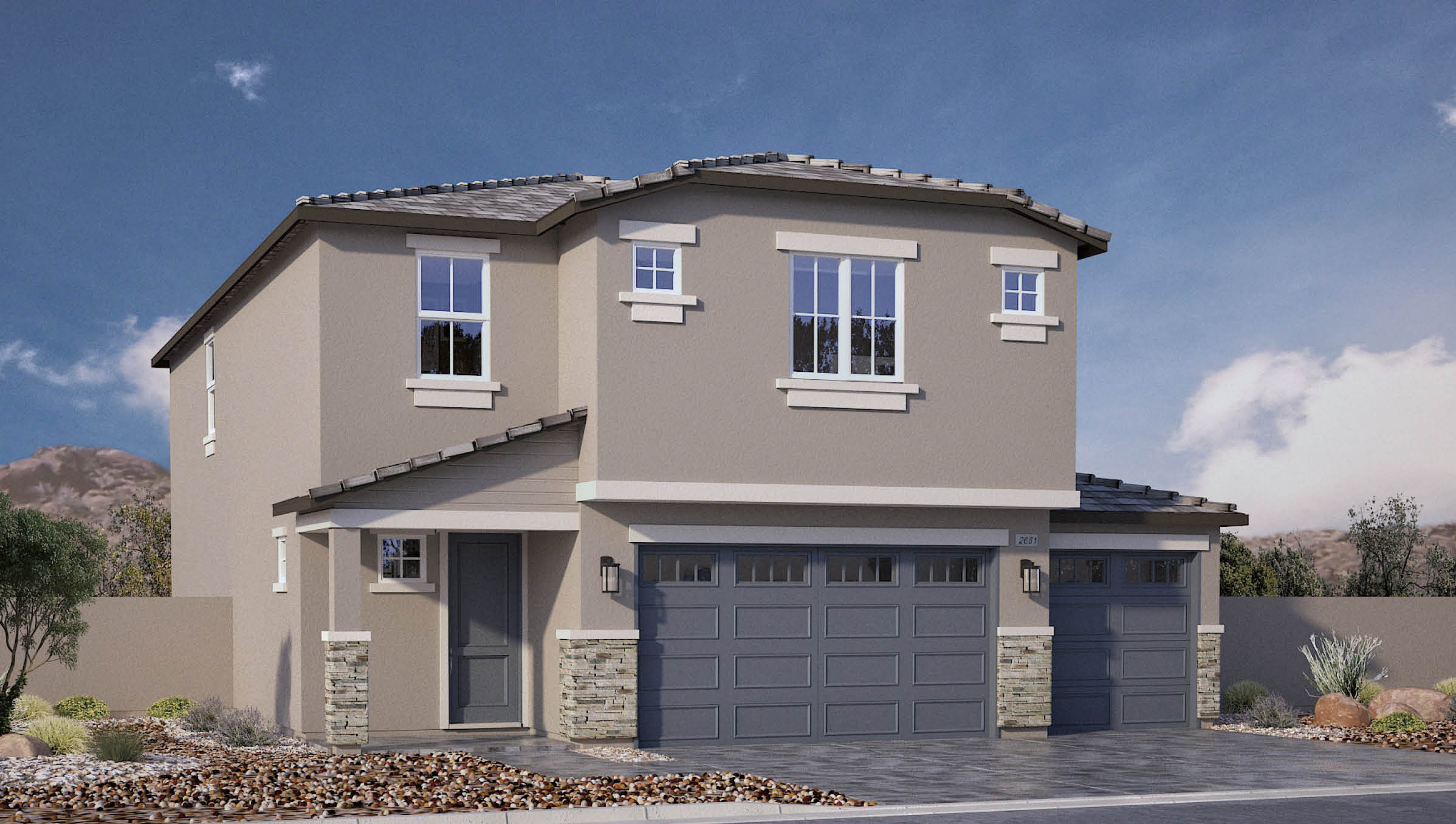 Home For Sale in Heartland Falls 3 Car at Tule Springs | North Las ...