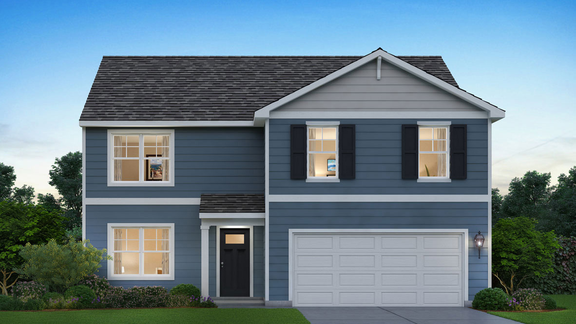 Floor Plan in Bauer Farm SF | Portage, IN | D.R. Horton