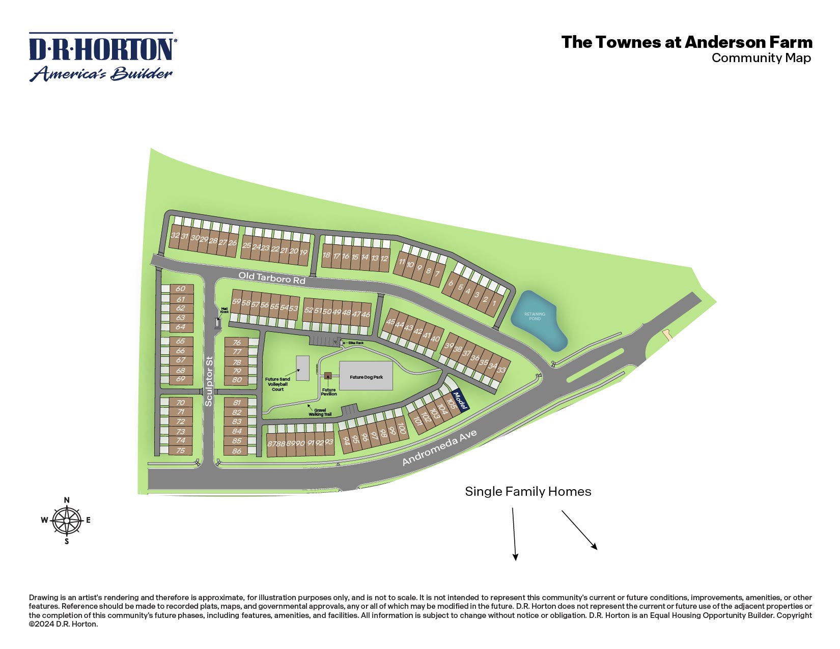 New Homes in The Townes at Anderson Farm | Wendell, NC | D.R. Horton