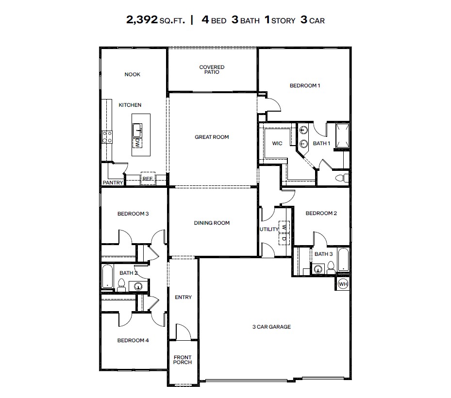 Floor Plan in Sahuarita Acres | Sahuarita, AZ | D.R. Horton