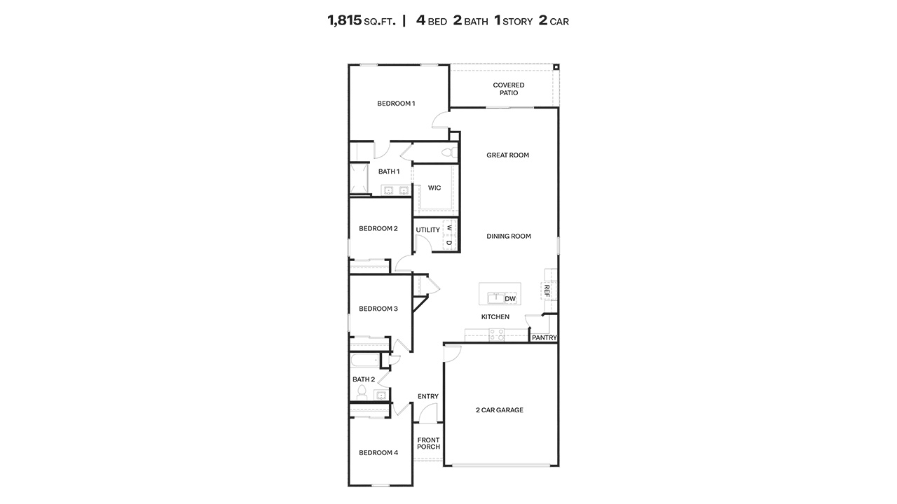 Floor Plan in Rocking K | Vail, AZ | D.R. Horton
